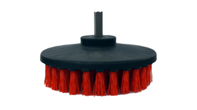 Little Red Round Power Drill Brush – Keystone Detail Supply